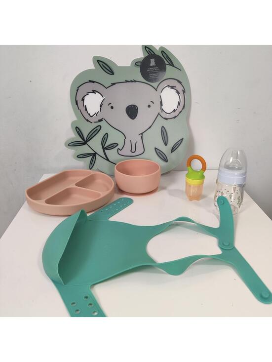 Other | Baby Feeding Lot Silicone Plate Bowl Bib Pacifier Feeder Bottle ...
